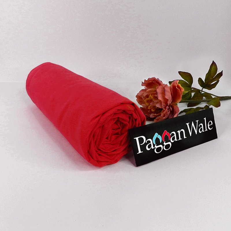 BLOOD RED TURBAN | LIGHT FULL VOILE – Paggan Wale